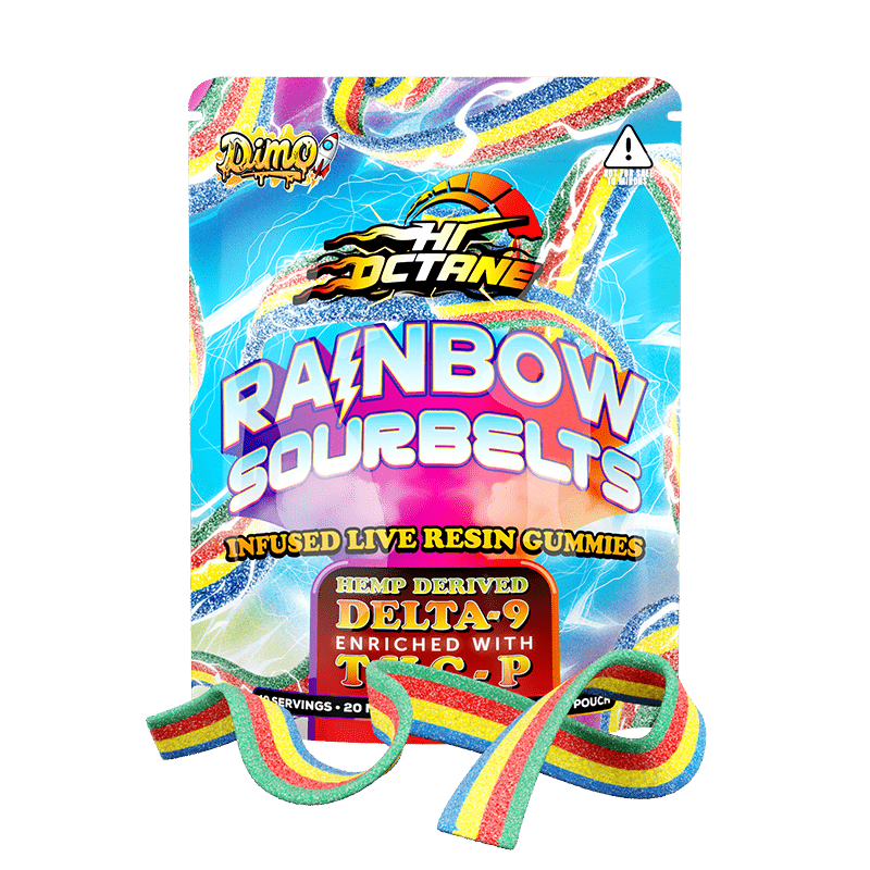 Rainbow Hi Octane Sourbelts 200MG – Canably Marketplace
