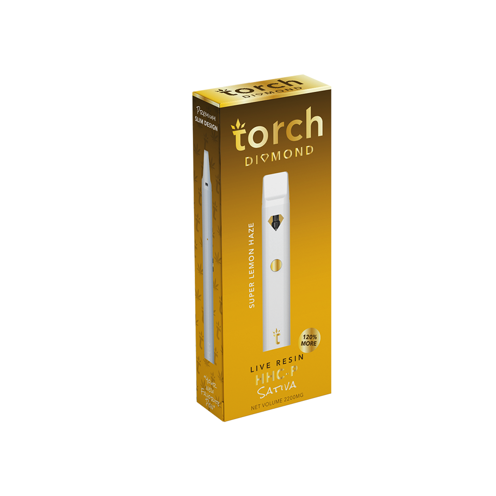 Torch Diamond Super Lemon Haze - HHCP Disp. Vape 2.2gr (Sativa ...